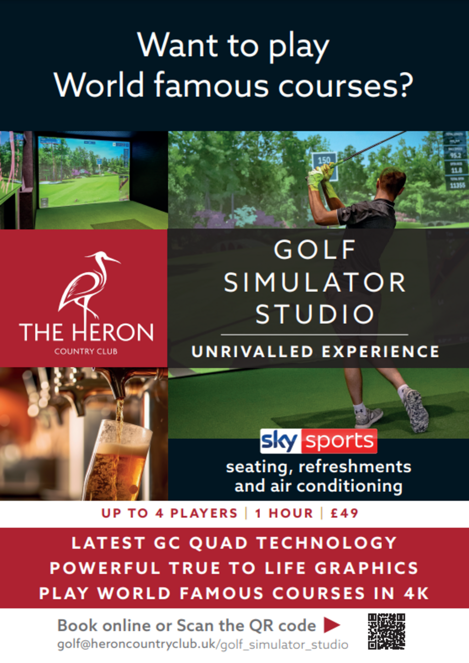Golf Simulator Studio :: Indoor Driving Range Brentwood